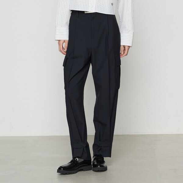 コムサ（COMME CA）/【セットアップ対応】T／W2WAYストレッチ ストレッチ カーゴパンツ