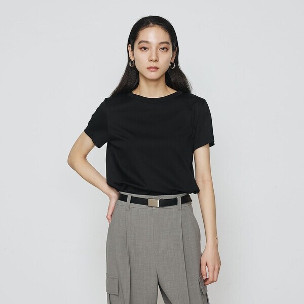 コムサ（COMME CA）/〔 TALLサイズ 〕 アルビ二スタスムース強シルケット プルオーバー