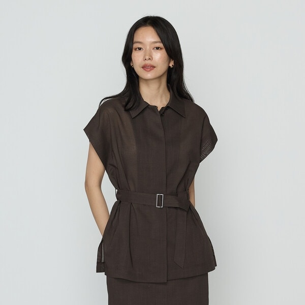 コムサ（COMME CA）/シアーボイル ジレ