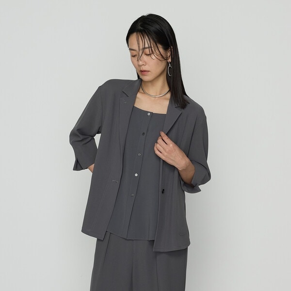 コムサ（COMME CA）/【セットアップ対応】ストレッチカラミ ジャケット