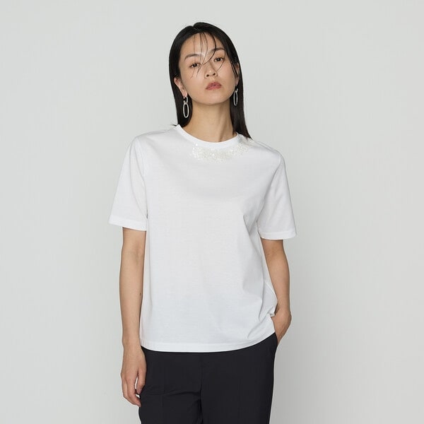 コムサ（COMME CA）/スーピマコットンポンチ Tシャツ