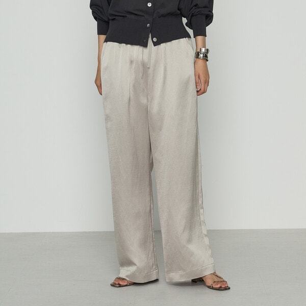 コムサ（COMME CA）/ブライトカルゼ ワイドパンツ