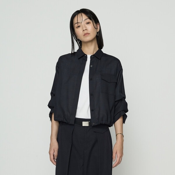 コムサ（COMME CA）/〔 TALLサイズ 〕 T/W平ボイル シャツジャケット