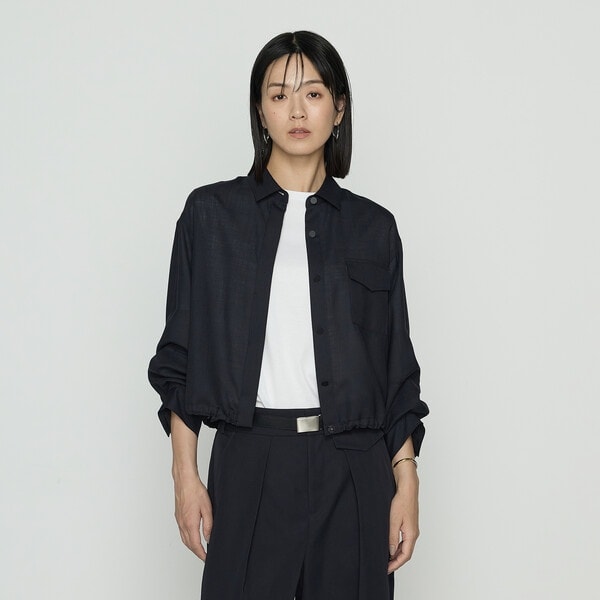 コムサ（COMME CA）/T/W平ボイル シャツジャケット