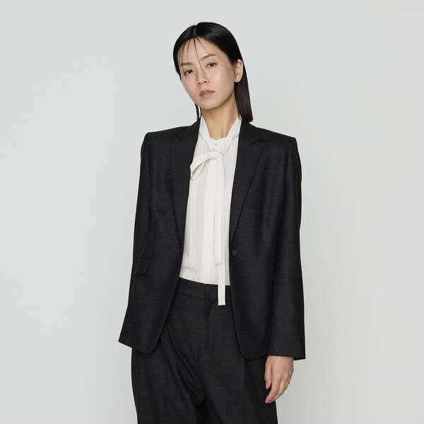 コムサ（COMME CA）/【セットアップ対応】トリアセウールフラノ シングルジャケット