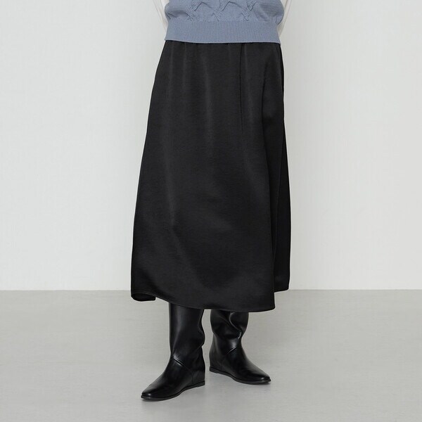 コムサ（COMME CA）/〔 TALLサイズ 〕 ビンテージダブルサテン スカート