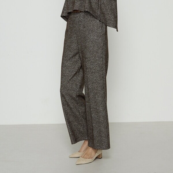 コムサ（COMME CA）/〔 TALLサイズ 〕 ツイード柄リバージャージー パンツ