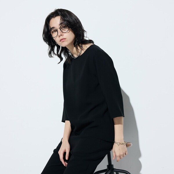 コムサ（COMME CA）/〔 TALLサイズ 〕 トリアセダブルクロス Tブラウス