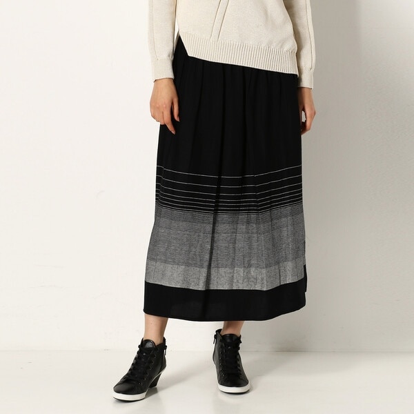ギャバジン K．T（Gabardine K．T）/〔+サイズ〕和紙ゴムスカート