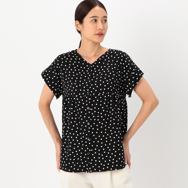 ギャバジン K．T（Gabardine K．T）/【前後２ＷＡＹ】バックサテンアムンゼン ブラウス