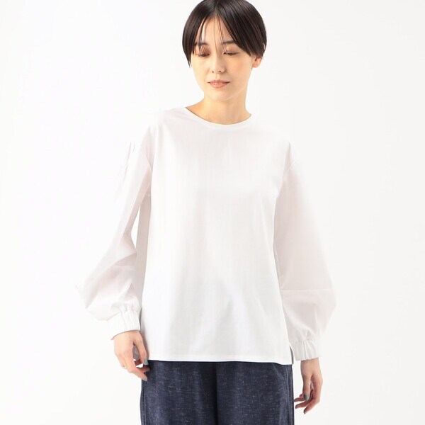 ギャバジン K．T（Gabardine K．T）/ポンチ 袖パフプルオーバー