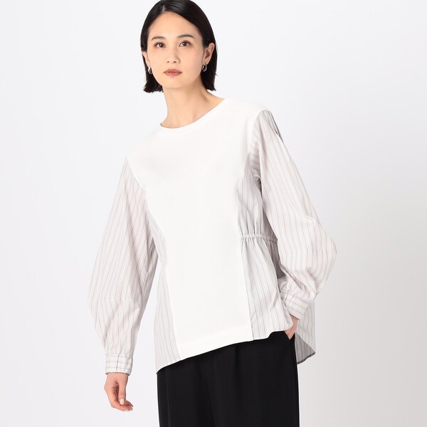 ギャバジン K．T（Gabardine K．T）/ミニ裏毛 デザインプルオーバー