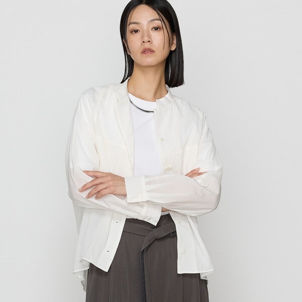 ギャバジン K．T（Gabardine K．T）/ドライオーガンジー ドルマンスリーブ シャツジャケット