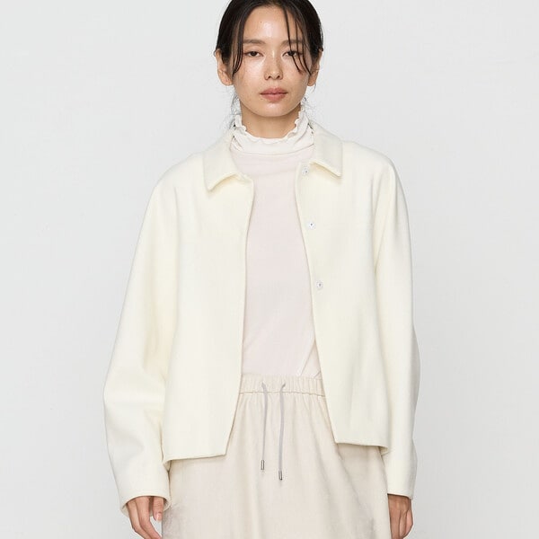 ギャバジン K．T（Gabardine K．T）/やわらかメルトン ふんわりシャツジャケット