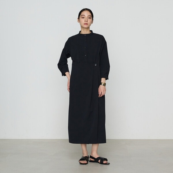 ギャバジン K．T（Gabardine K．T）/ストレッチタフタ シャツドレス