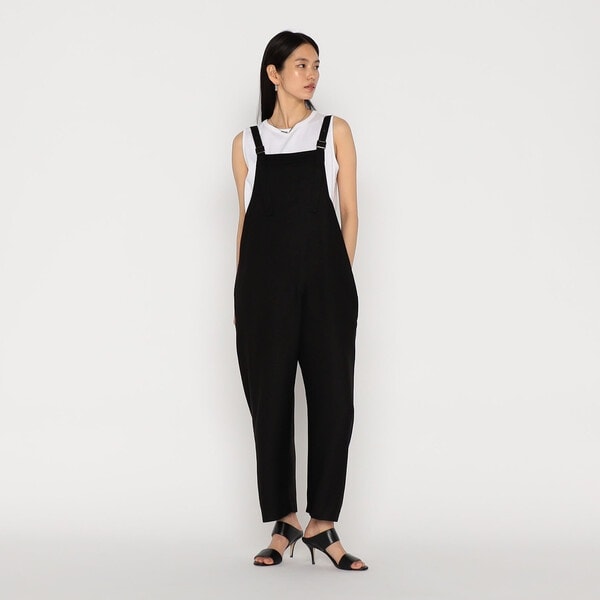 ギャバジン K．T（Gabardine K．T）/麻調合繊 パンツディテールオールインワン