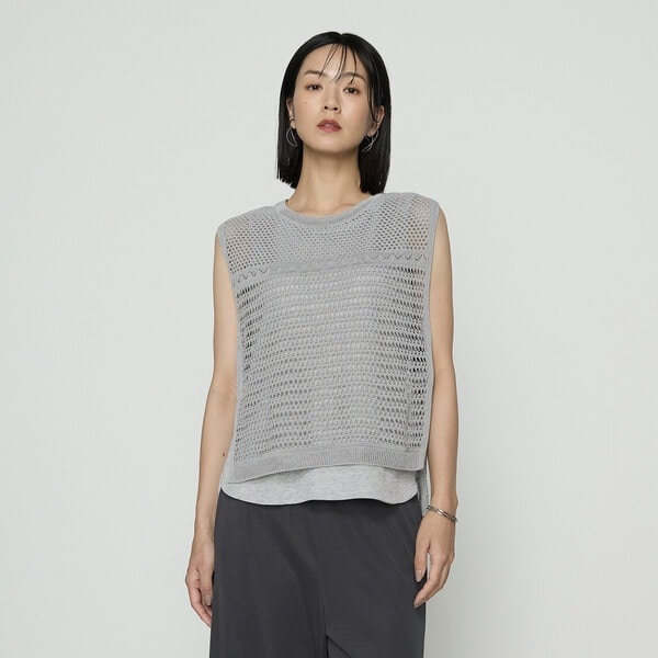 ギャバジン K．T（Gabardine K．T）/〔 +サイズ 〕 コイルヤーン レーシーベスト