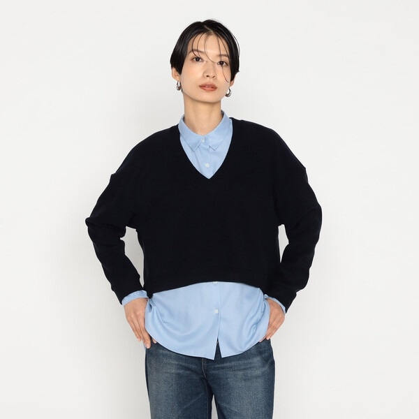 ギャバジン K．T（Gabardine K．T）/〔 +サイズ 〕 ニットコール レイヤードセーター