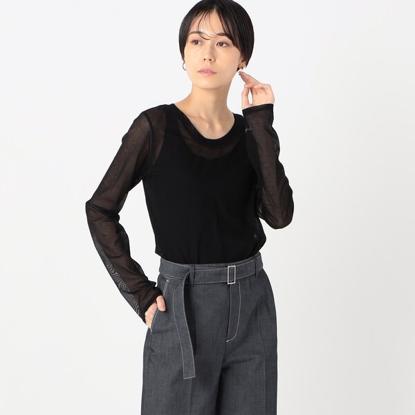 K．T キヨコ タカセ（K．T KIYOKO TAKASE）/〔 Sサイズ 〕 シアーバランサー スキンTシャツ