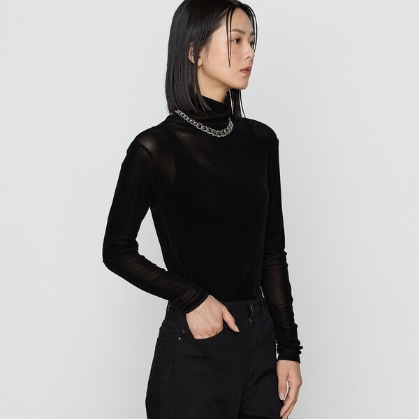 K．T キヨコ タカセ（K．T KIYOKO TAKASE）/フロッキーチュールシアープルオーバー