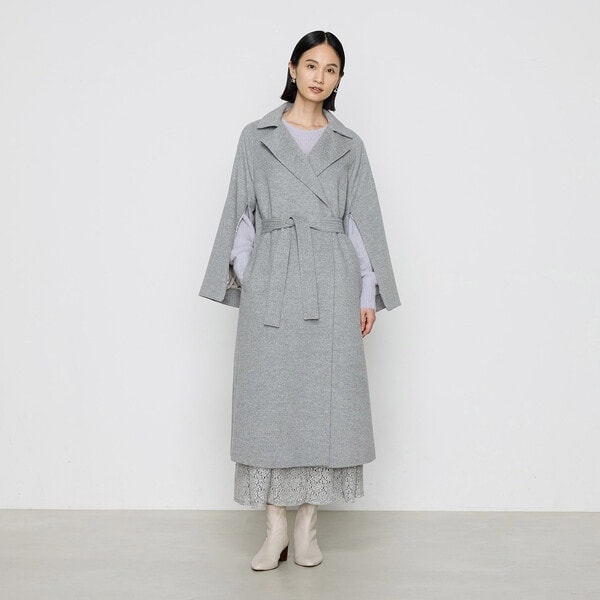 K．T キヨコ タカセ（K．T KIYOKO TAKASE）/アンゴラウール コンバーチブルロングコート