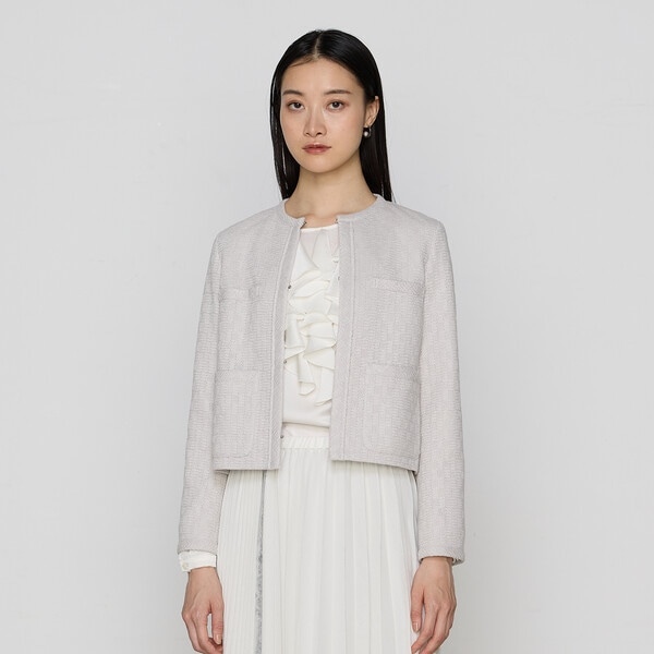 K．T キヨコ タカセ（K．T KIYOKO TAKASE）/〔 Sサイズ 〕【セットアップ対応】ダミエ ラッセルツイード ジャケット