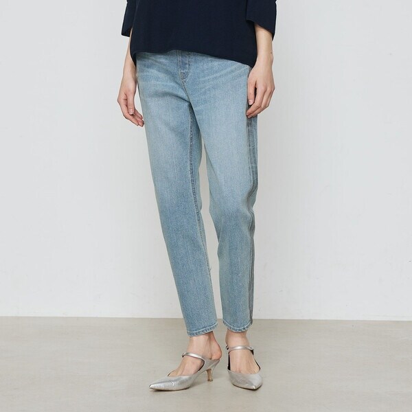 K．T キヨコ タカセ（K．T KIYOKO TAKASE）/コットンストレッチデニム ウエストリブパンツ