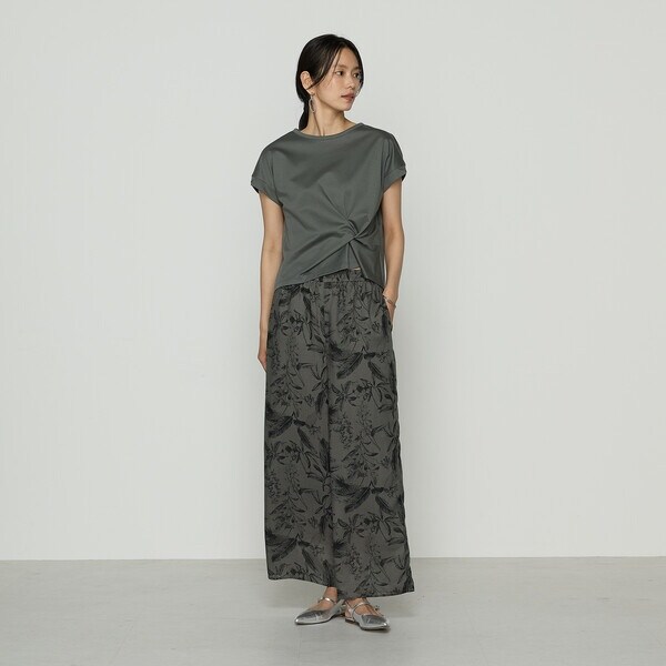 K．T キヨコ タカセ（K．T KIYOKO TAKASE）/麻調ポリエステル