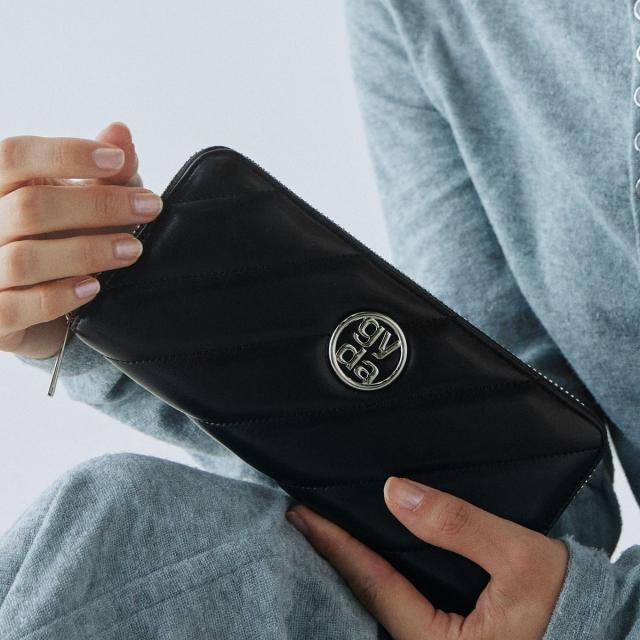 ジェイダ（GYDA）/GYDA(ジェイダ)ラウンドファスナー長財布 GY−W241 キルティングメタル