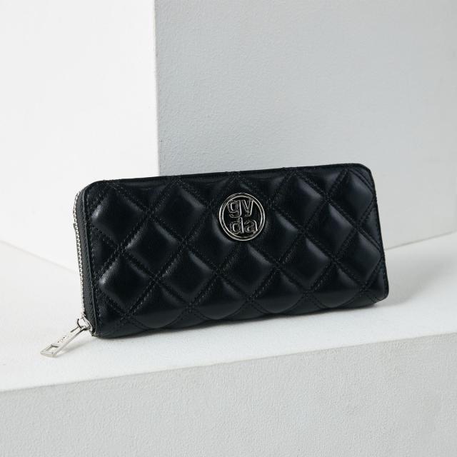 ジェイダ（GYDA）/GYDA (ジェイダ) DOUBLE QUILTONG ラウンド 長財布 GY−W351