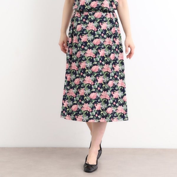 ローラ アシュレイ（LAURA ASHLEY）/【洗える／ジャージ素材／同柄アイテムあり】シャーボーン柄スカート