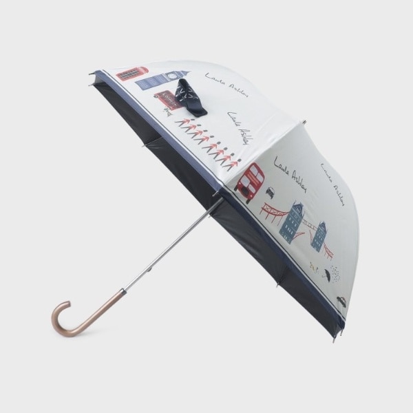 ローラ アシュレイ（LAURA ASHLEY）/【STORY掲載！UVカット遮熱効果晴雨兼用】ロンドン柄 長傘