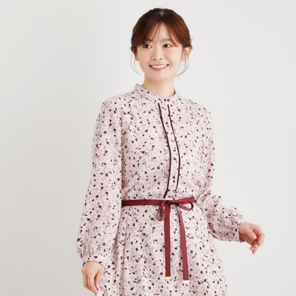 ローラ アシュレイ（LAURA ASHLEY）/【洗える／同柄アイテムあり】トゥワイダル チューリップス柄ブラウス