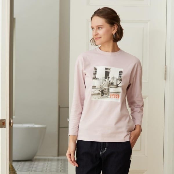 ローラ アシュレイ（LAURA ASHLEY）/ローラ アシュレイ生誕100周年記念 枚数限定 サイクルガール フォトTシャツ