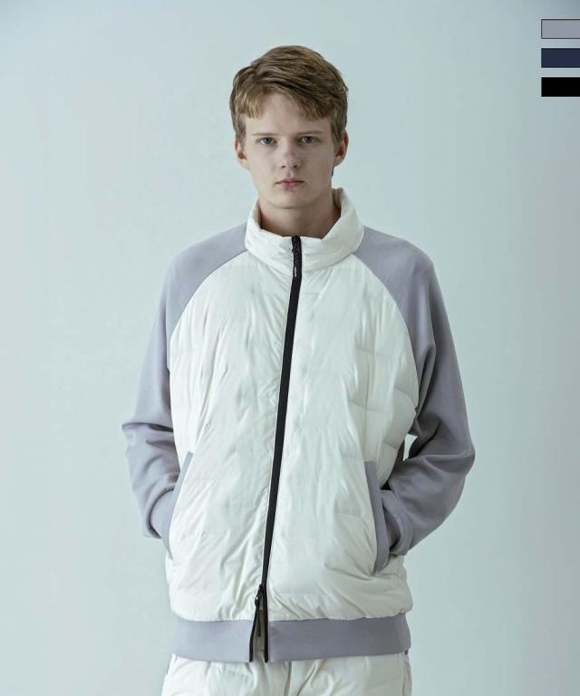 プラスフェニックス（plus phenix）/ +phenix ハイブリッドダウンジャケット