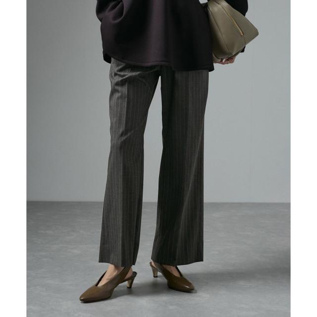サロン アダム エ ロペ（SALON adam et rope’ ）/コンフォートスラックスパンツ 無地/ストライプ【セットアップ対応】