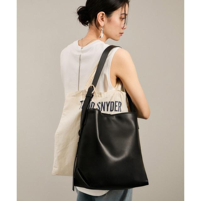 サロン アダム エ ロペ（SALON adam et rope’ ）/スプリットレザートートバッグ/バケットバッグ［A4対応］