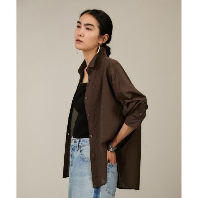 サロン アダム エ ロペ（SALON adam et rope’ ）/Shuttlenotesワッシャーローンウォッシュドシャツ