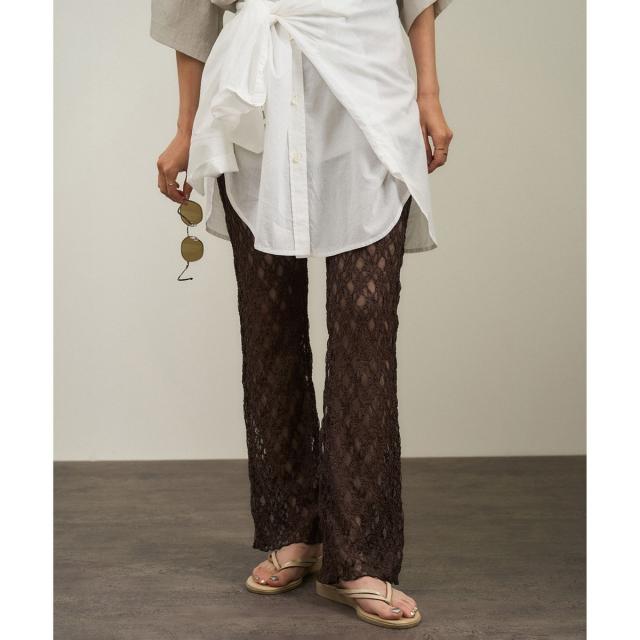 サロン アダム エ ロペ（SALON adam et rope’ ）/シアーレースレギンス［ストレッチ］