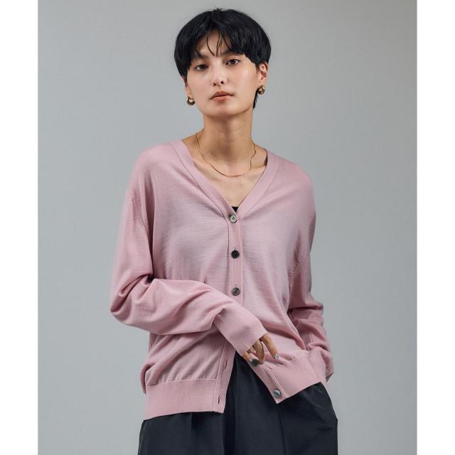 サロン アダム エ ロペ（SALON adam et rope’ ）/30ゲージウールニットカーディガン