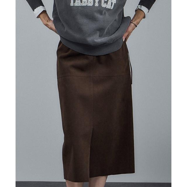サロン アダム エ ロペ（SALON adam et rope’ ）/Ultrasuede(R)スエードスカート / セットアップ対応