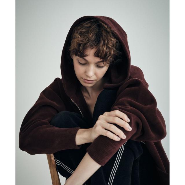 サロン アダム エ ロペ（SALON adam et rope’ ）/ジップパーカー−CreamyCotton /クリーミーコットン−