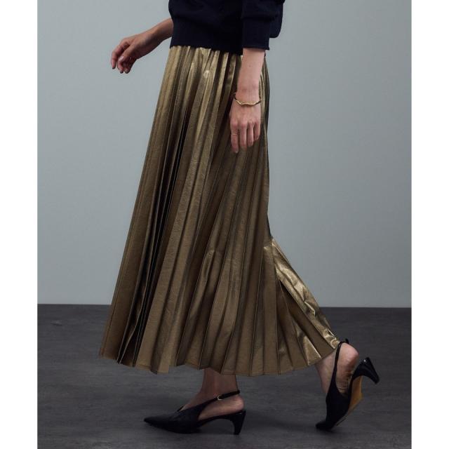 サロン アダム エ ロペ（SALON adam et rope’ ）/ウォッシャブルメタリックプリーツスカート 2