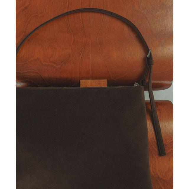 サロン アダム エ ロペ（SALON adam et rope’ ）/【WS（ドゥーブル）】Ultrasuede(R)ZIPミニショルダー