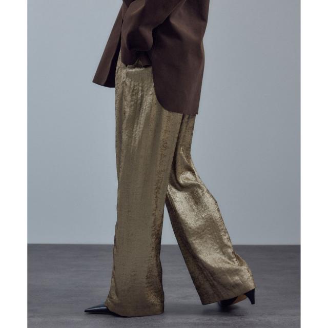 サロン アダム エ ロペ（SALON adam et rope’ ）/サテンワイドイージーパンツ