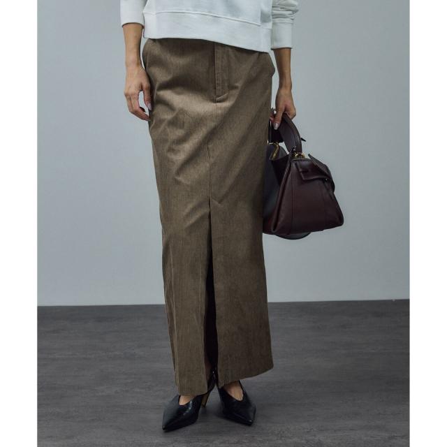 サロン アダム エ ロペ（SALON adam et rope’ ）/【WEB限定】オーガニックコットンコーデュロイナロースカート
