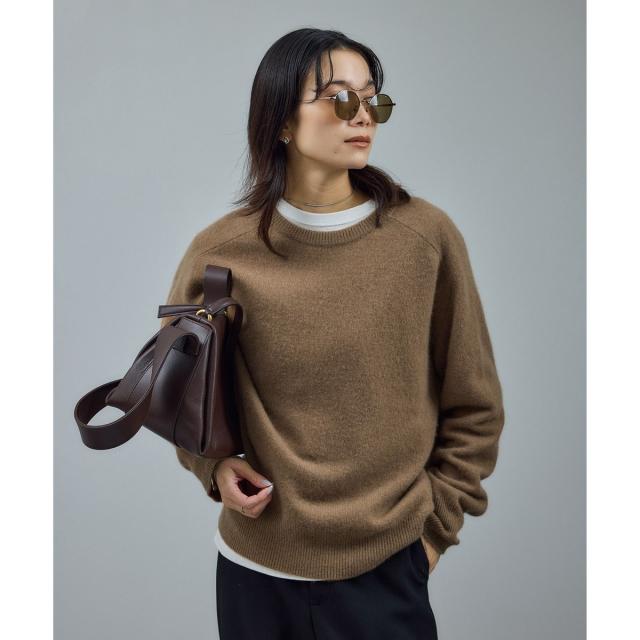 サロン アダム エ ロペ（SALON adam et rope’ ）/【WEB限定】ウールカシミヤニットプルオーバー