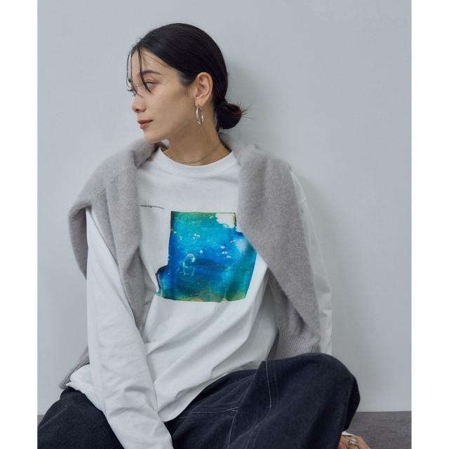 サロン アダム エ ロペ（SALON adam et rope’ ）/【Annie Spratt by SALON】フォトロングスリーブTシャツ