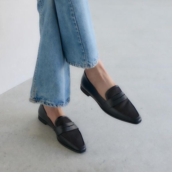 カリーノ（carino）/メッシュチュールローファー