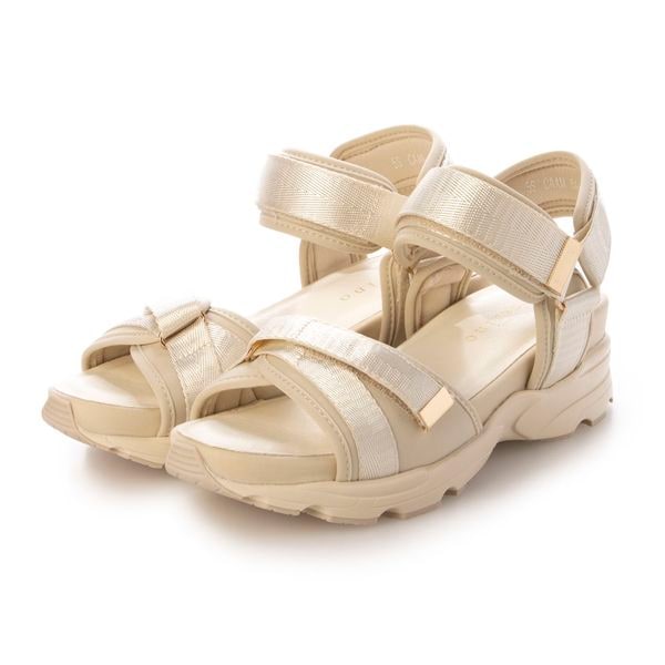 カリーノ（carino）/厚底クロスベルトスポーツサンダル